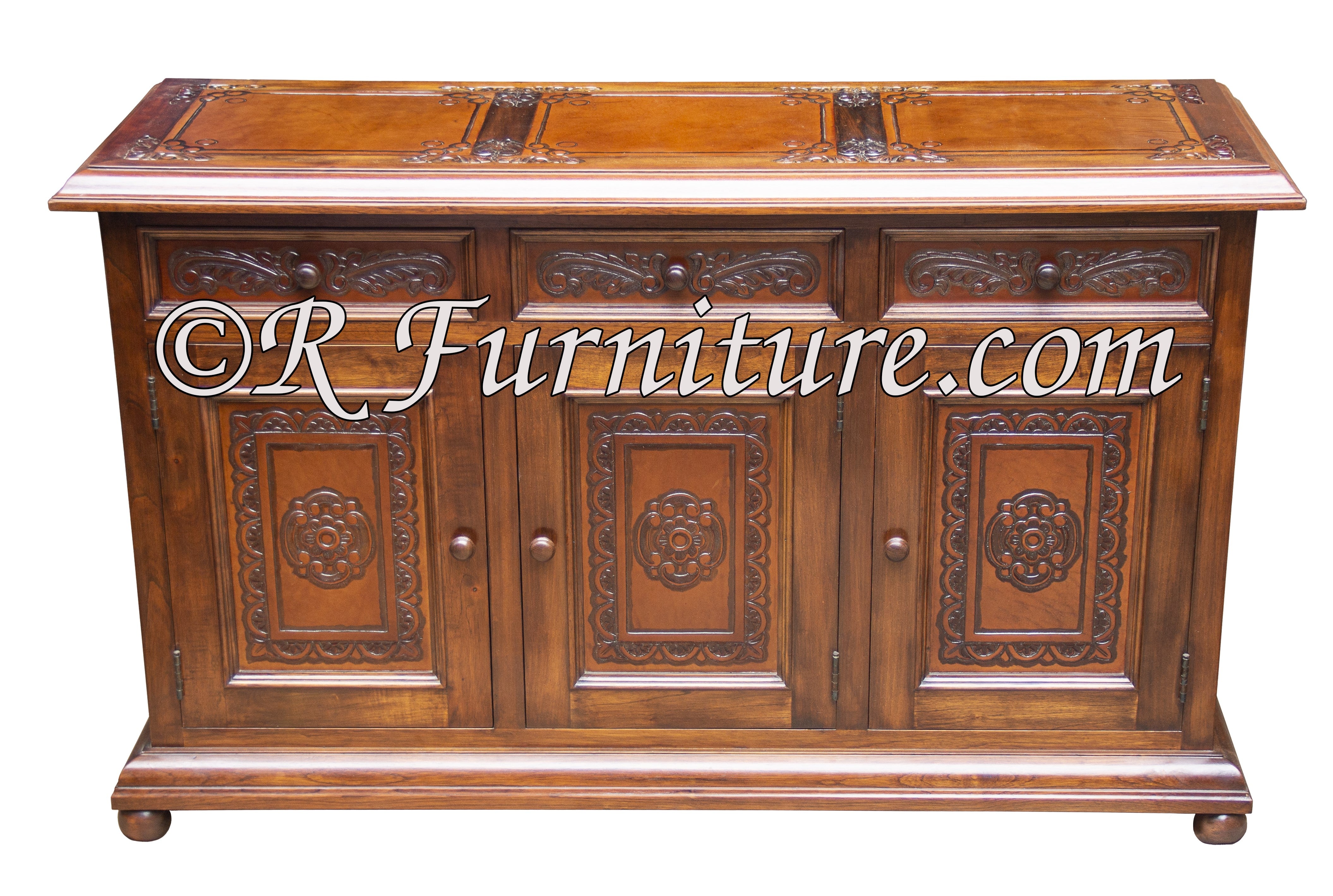 Ayacucho Spanish Colonial Buffet Chestnut | R Furniture